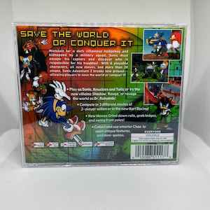 Sonic Adventure 2 Dreamcast Reproduction Case - Etsy