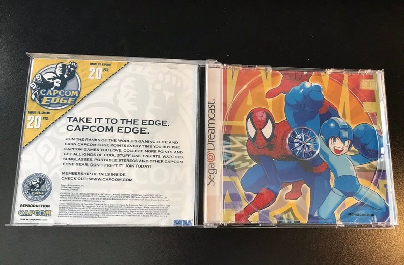 Marvel Vs Capcom Dreamcast Reproduction Case - Etsy
