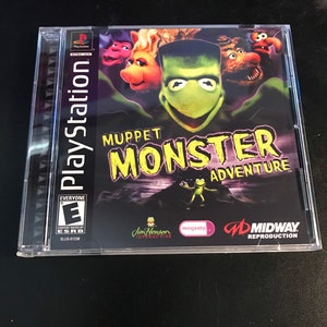 Muppet Monster Adventure PS1 Reproduction Case - Etsy