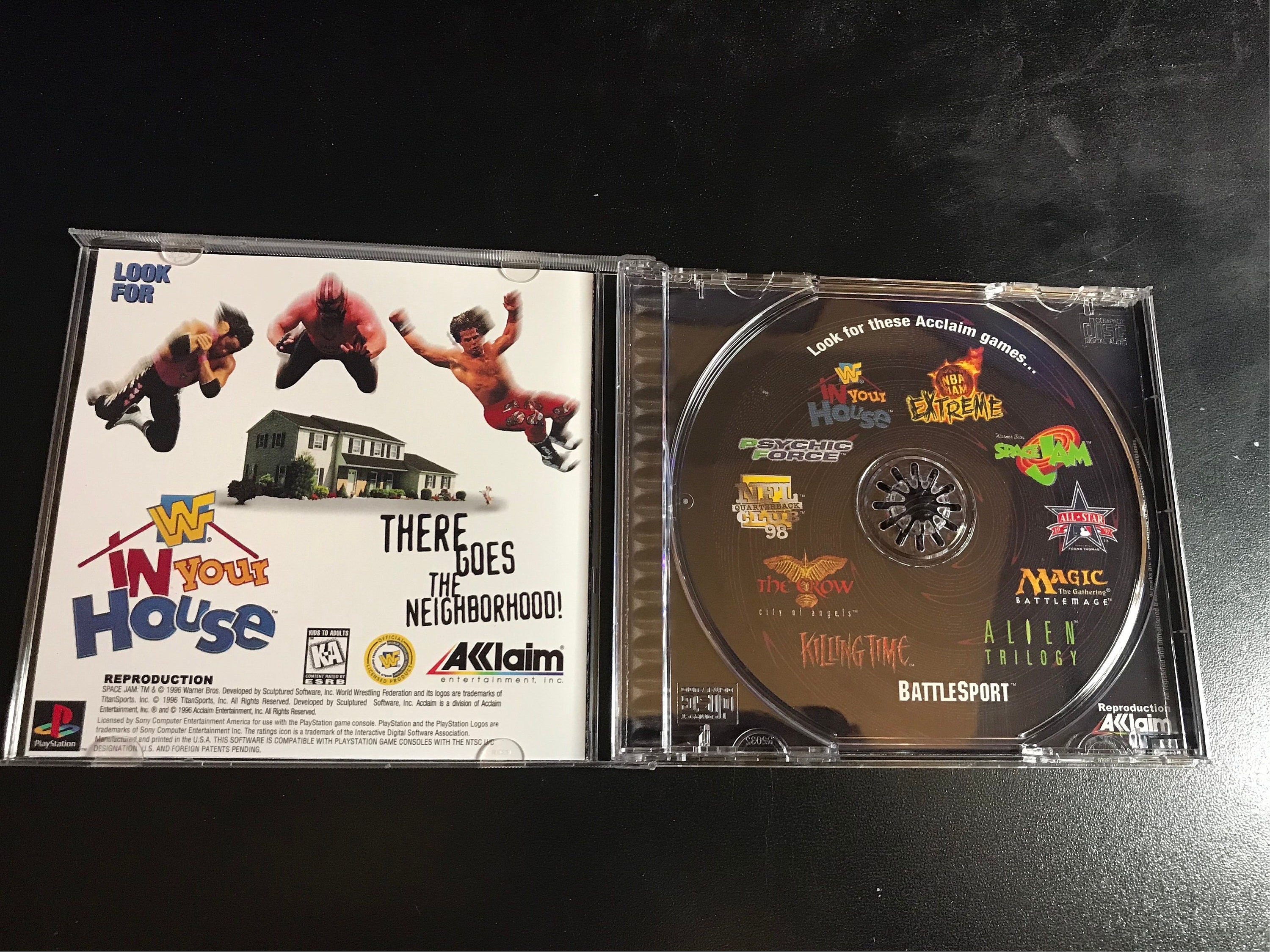 Space Jam PS1 Reproduction Case - Etsy