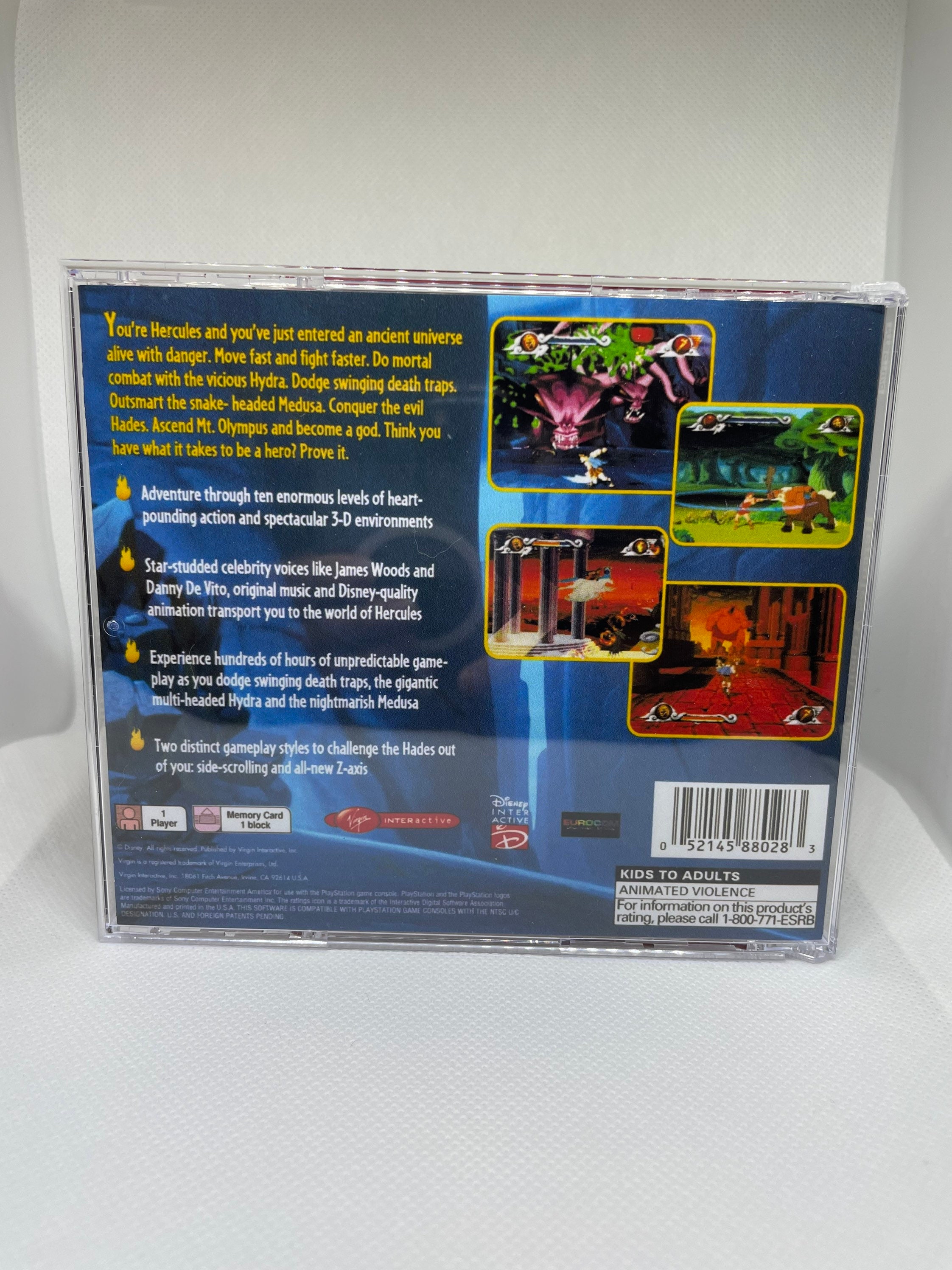 Disney’s Hercules PS1 Reproduction Case - Etsy