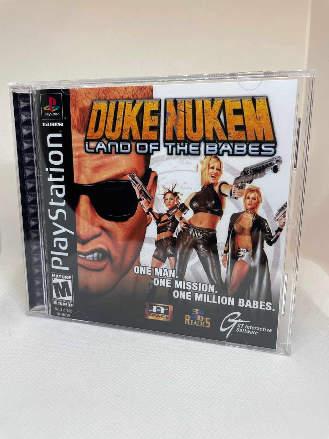 Duke Nukem Land of the Babes PS1 Reproduction Case - Etsy