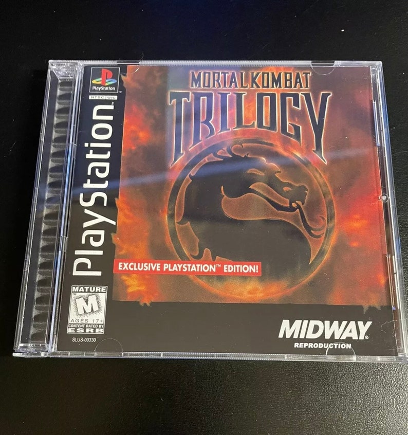 Mortal Kombat Series PS1 Reproduction Case - Etsy