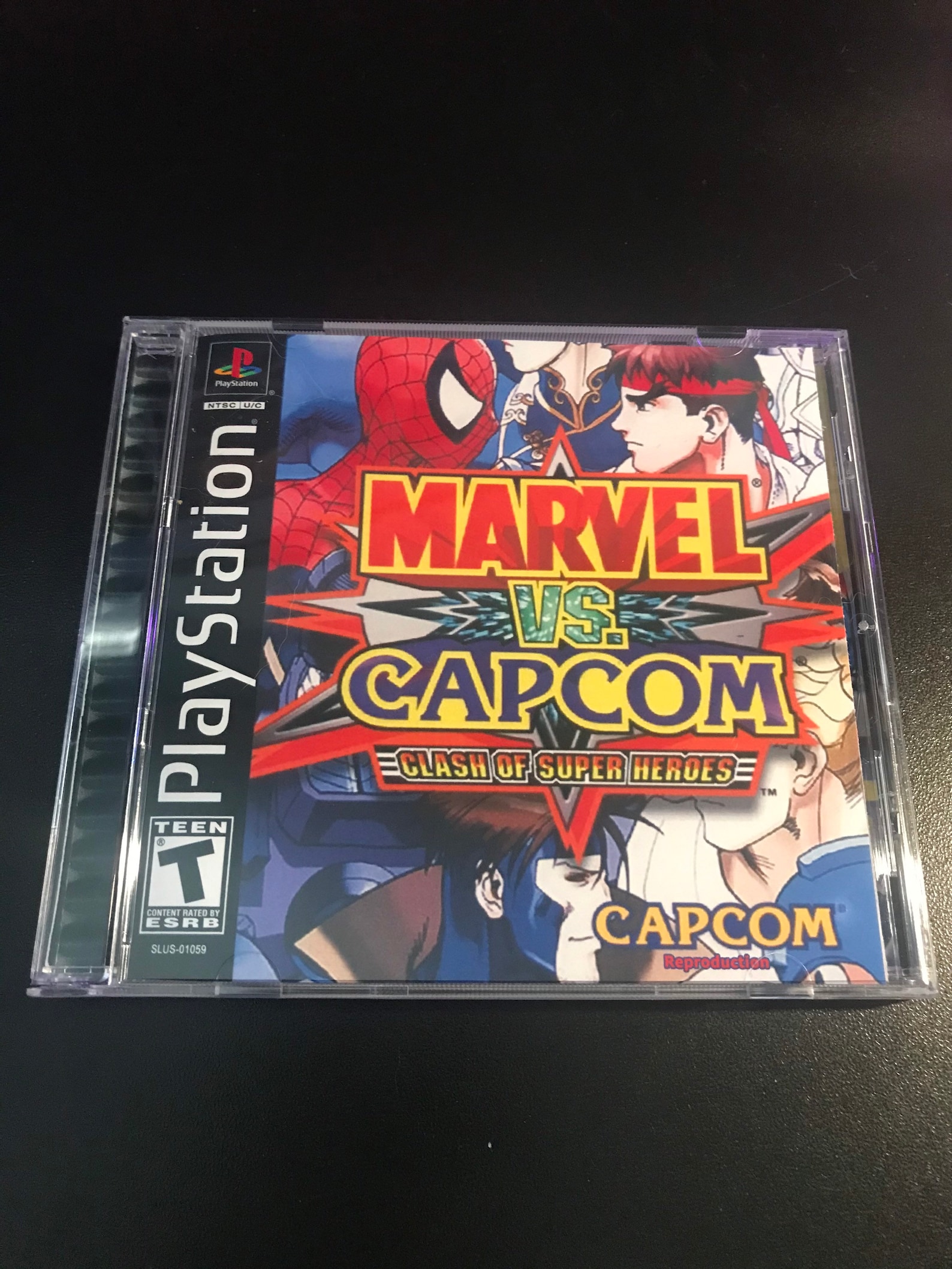 Marvel Vs Capcom PS1 Reproduction Case | Etsy