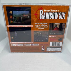 Tom Clancy Rainbow Six PS1 Reproduction Case - Etsy