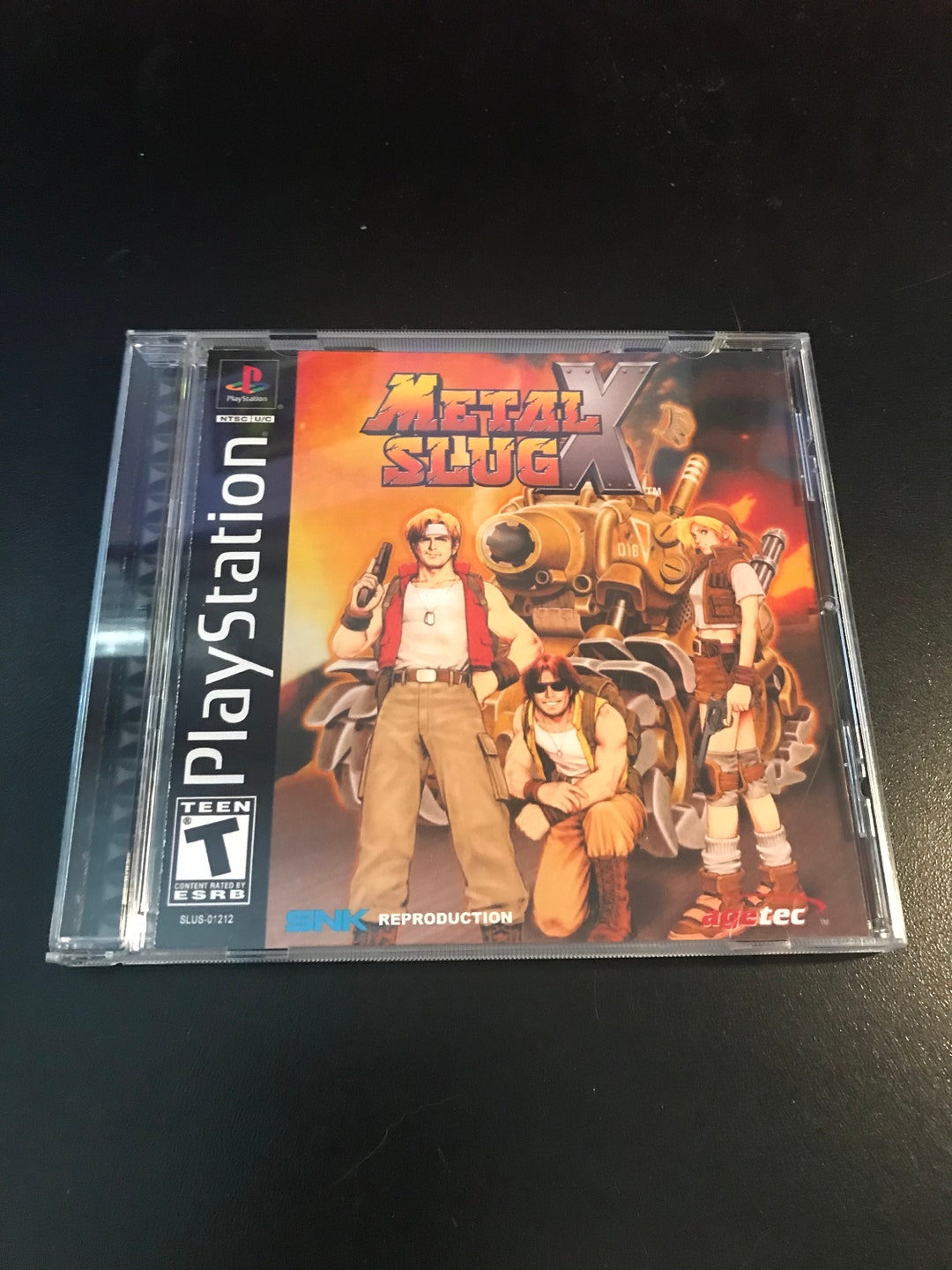 Metal Slug X PS1 Reproduction Case - Etsy