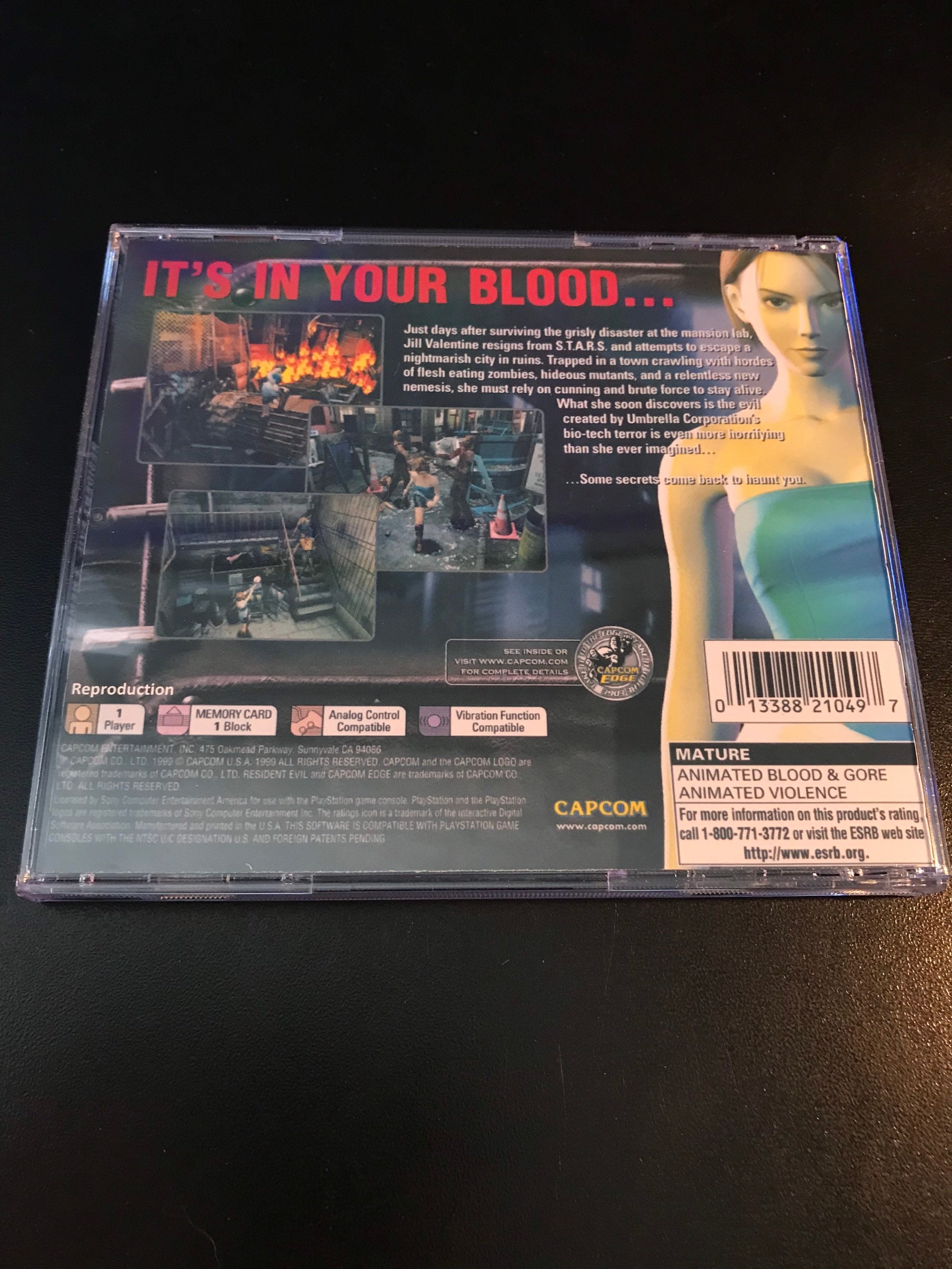 Resident Evil Series PS1 Reproduction Case NO DISC - Etsy