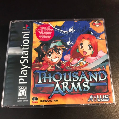 Wild Arms Series PS1 RPG Reproduction Case - Etsy