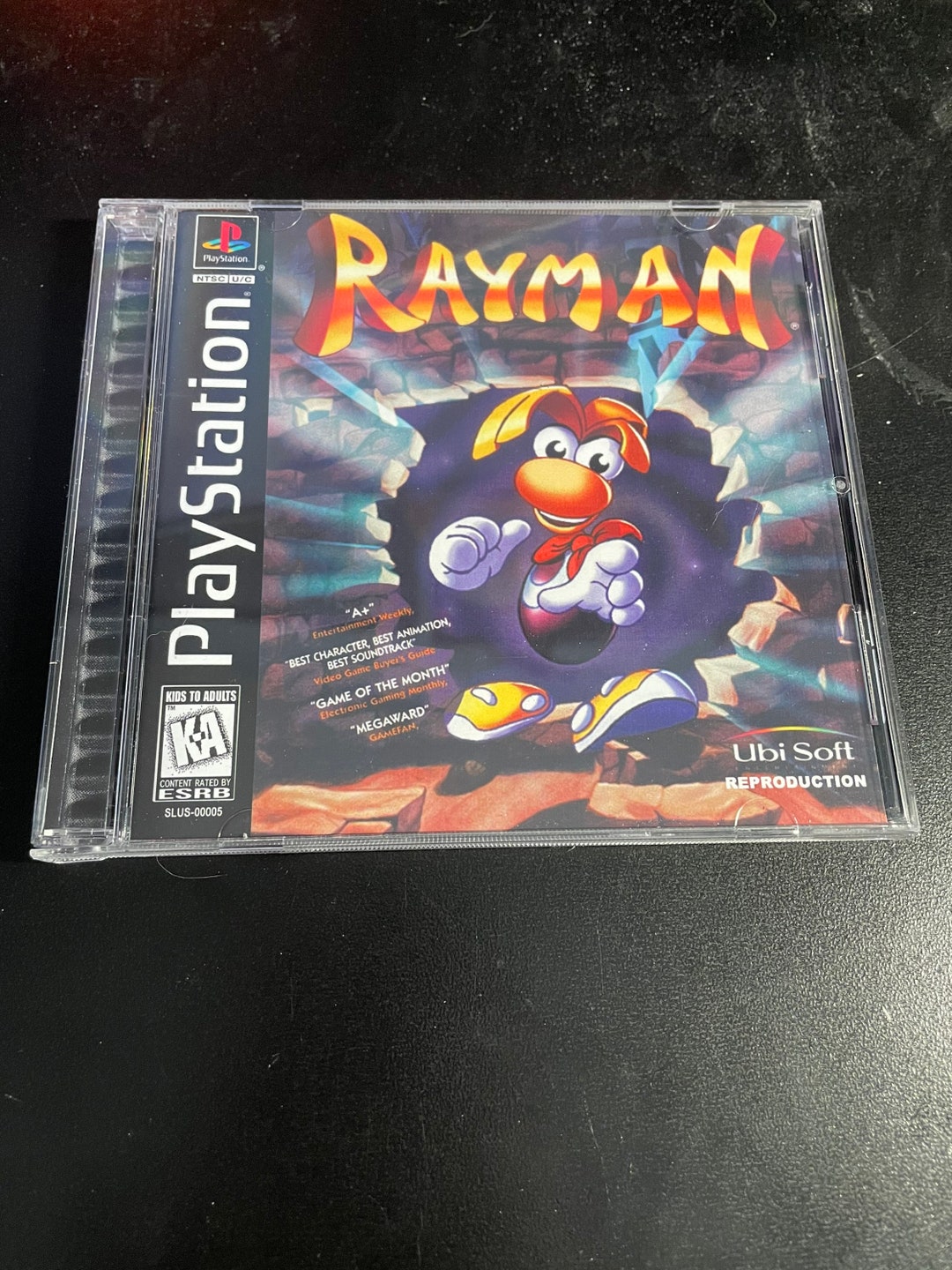 Rayman PS1 Reproduction Case - Etsy