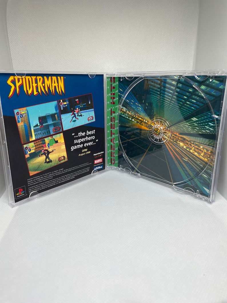 Spider-man Series PS1 Reproduction Case - Etsy