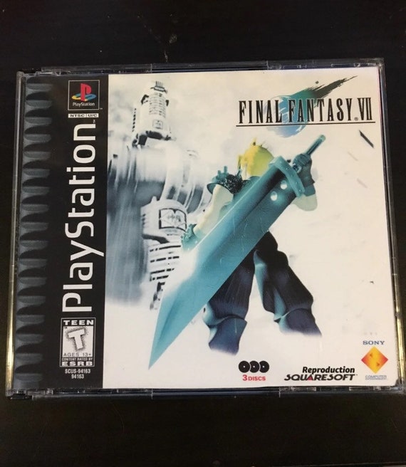 Final Fantasy 7 8 9 PS1 RPG Reproduction Case | Etsy