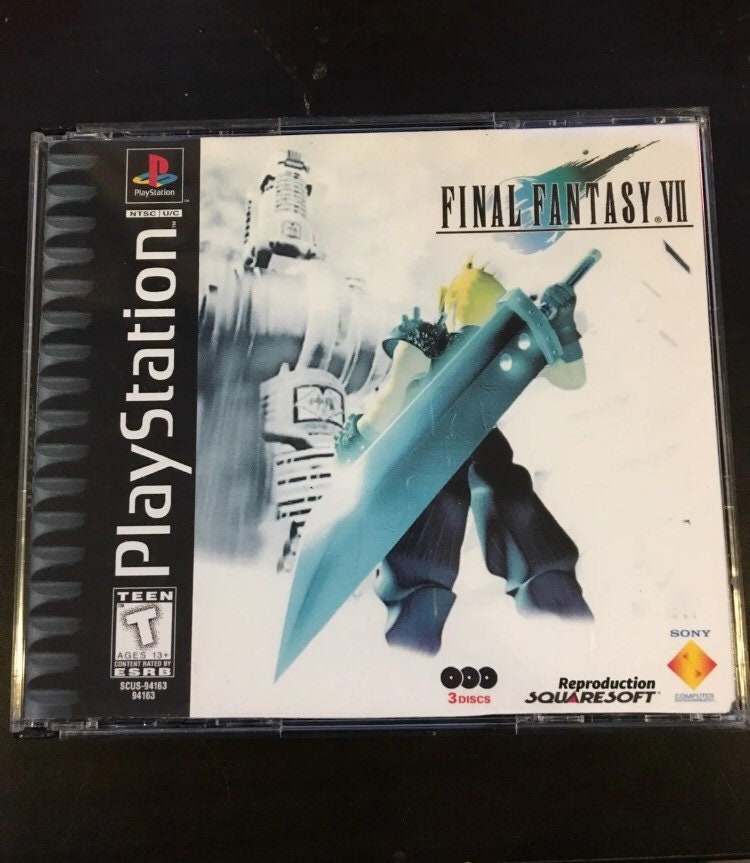 Final Fantasy 7 8 9 PS1 RPG Reproduction Case | Etsy