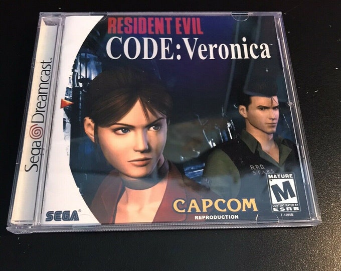 Resident Evil Code Veronica Dreamcast Reproduction Case - Etsy