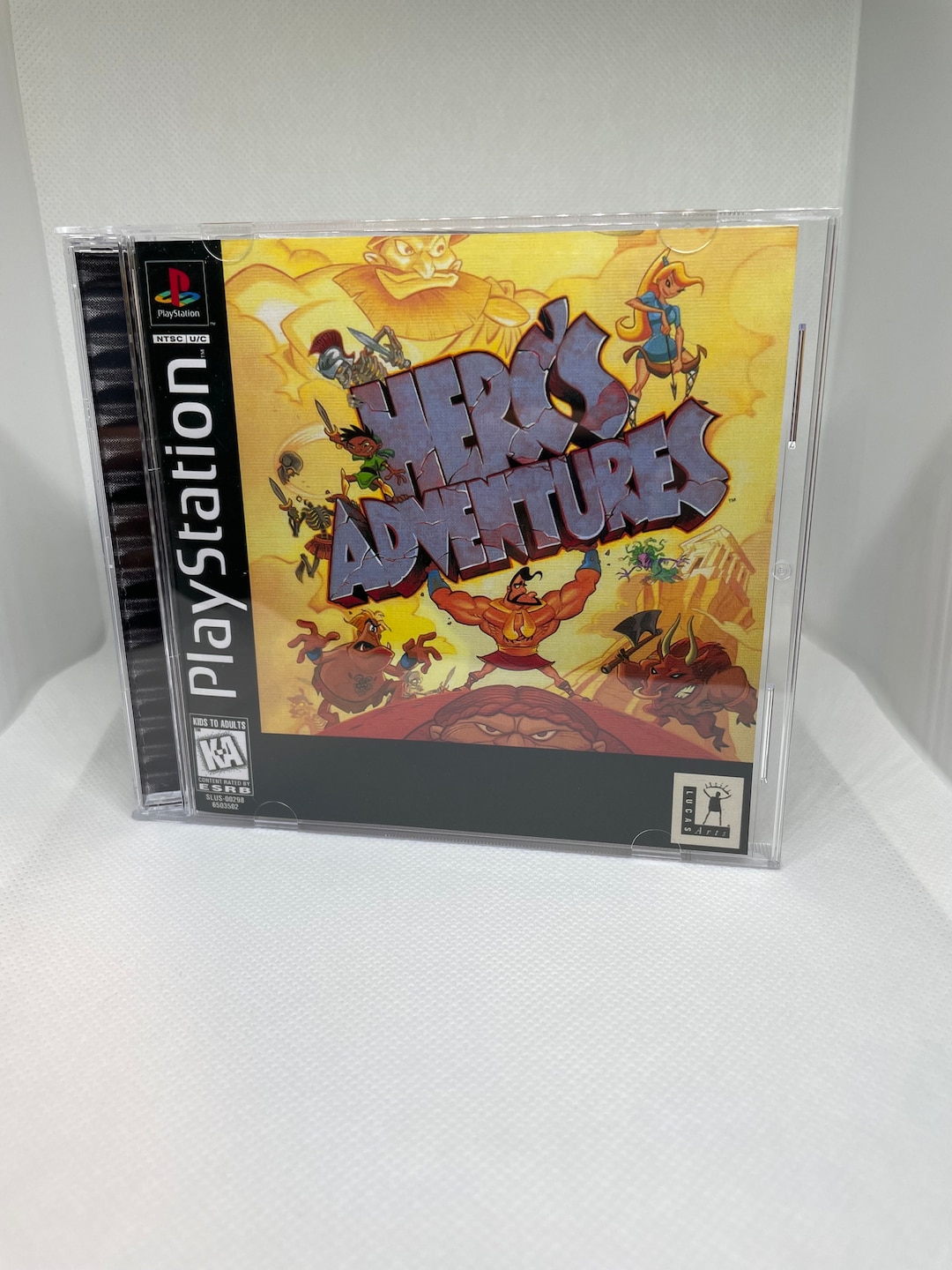 Herc’s Adventures PS1 Reproduction Case - Etsy