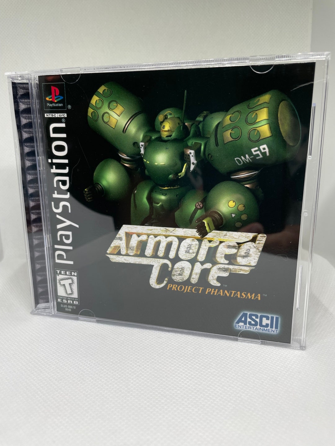 Armored Core Project Phantasma PS1 Reproduction Case - Etsy