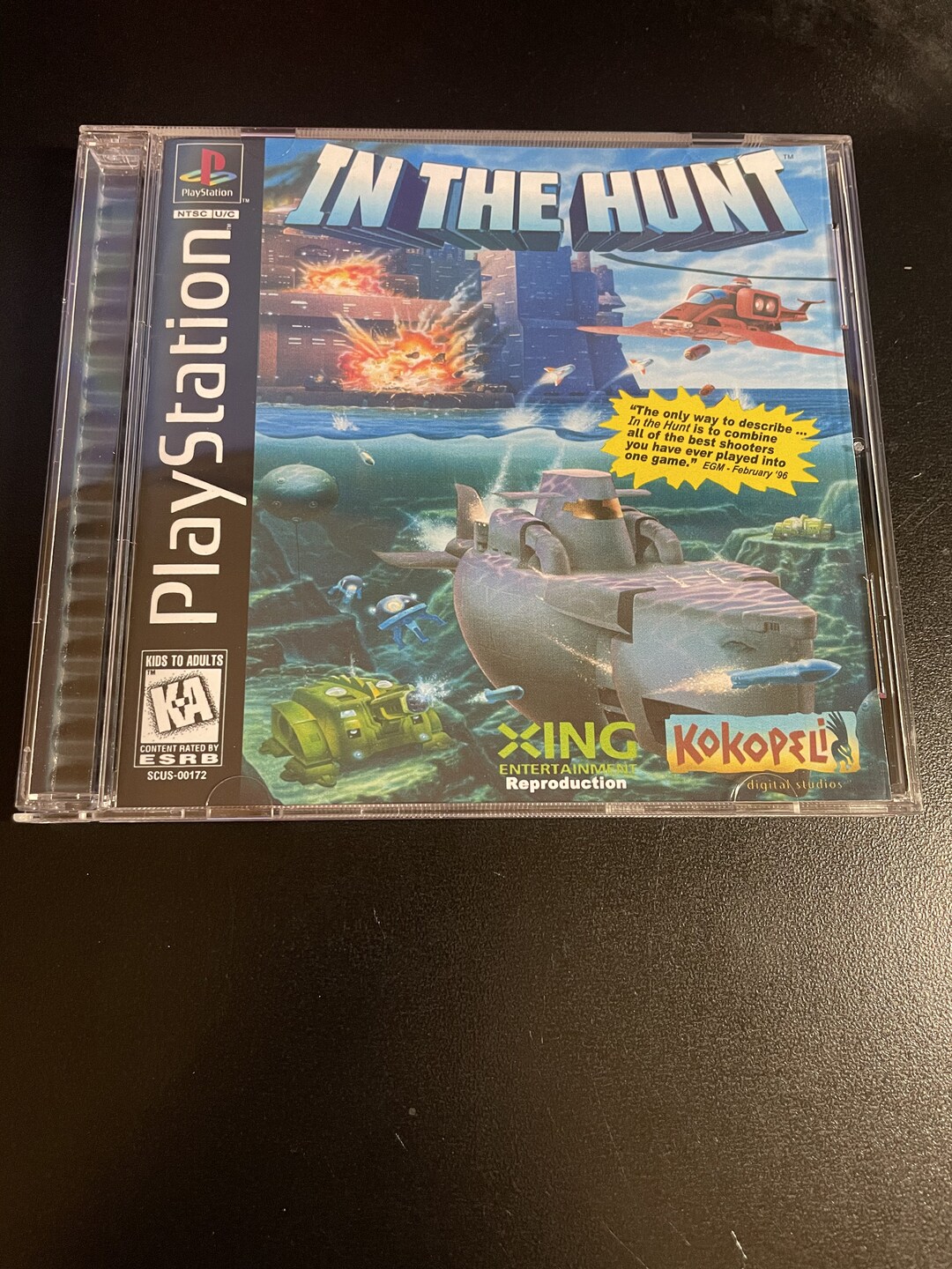 In the Hunt PS1 Reproduction Case - Etsy