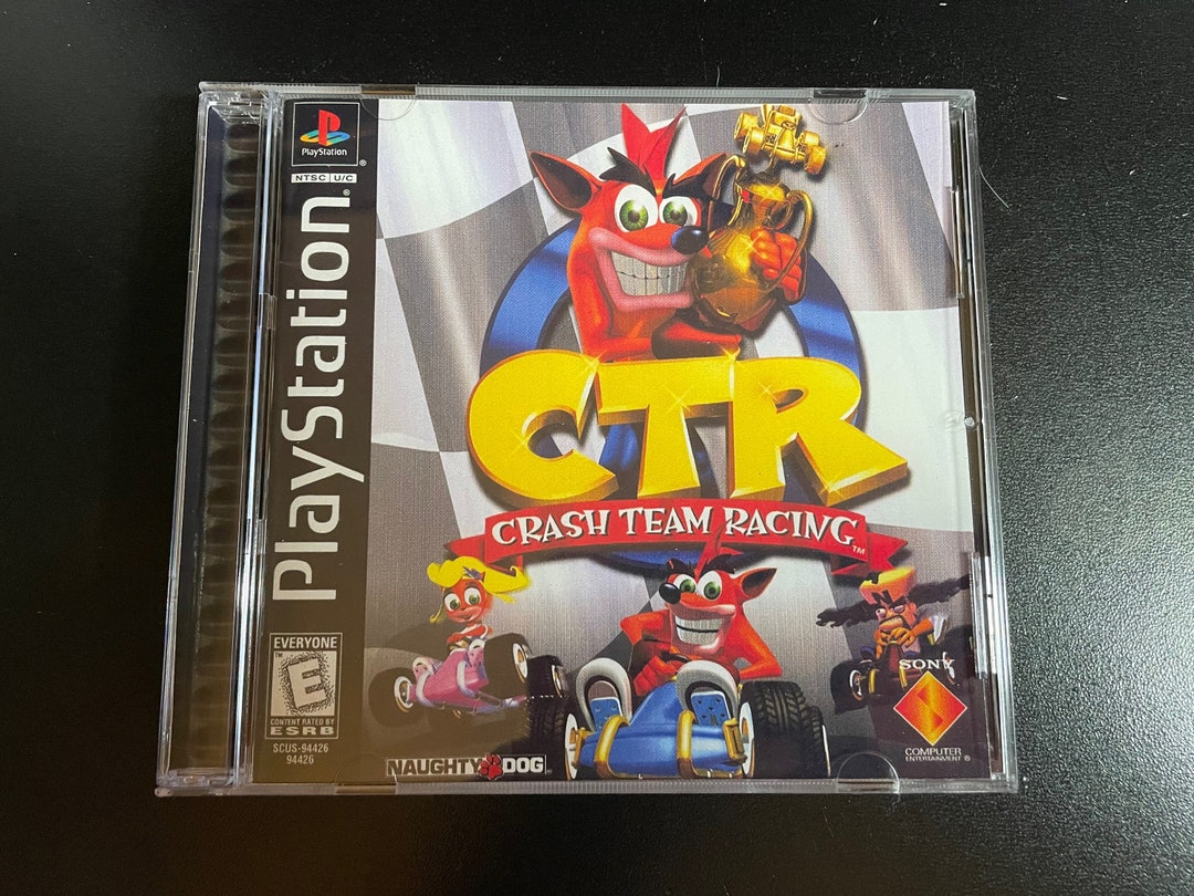 CTR Crash Team Racing PS1 Reproduction Case - Etsy