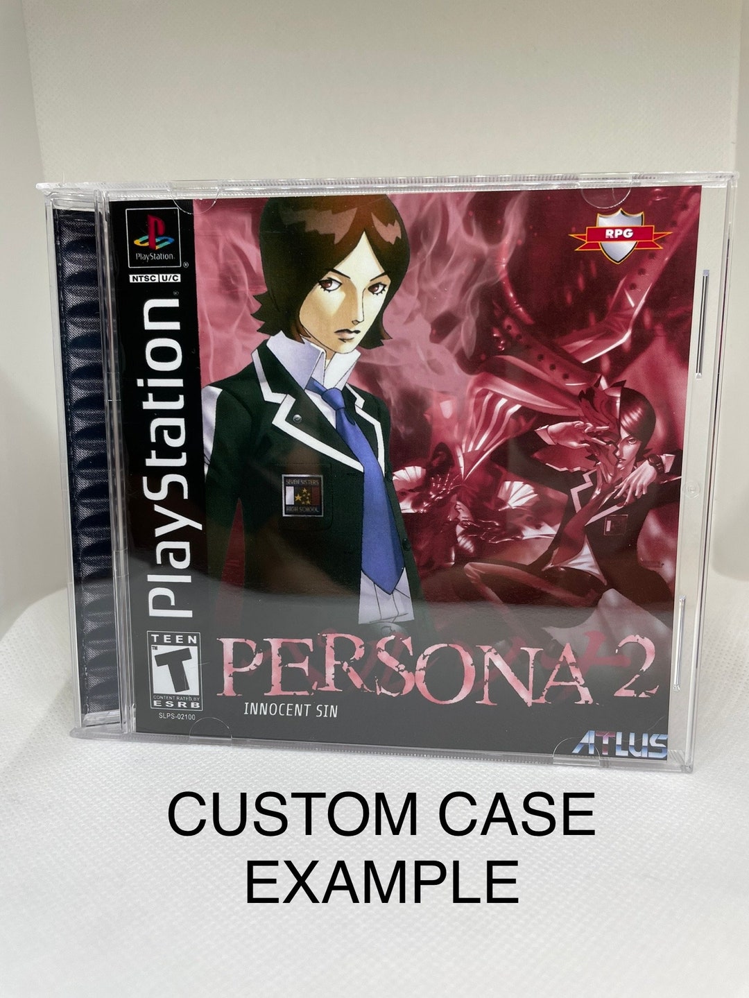 CUSTOM PS1 Style Single Disc Reproduction Case READ DESCRIPTION - Etsy