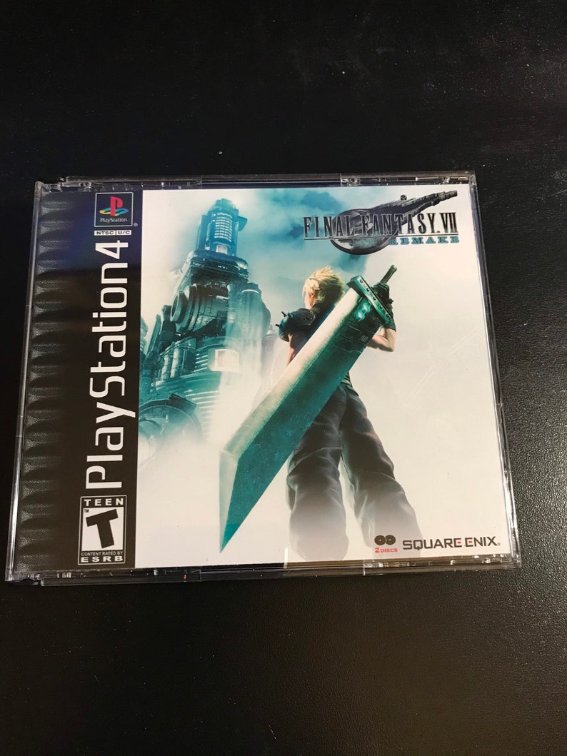 Final Fantasy VII: Remake CUSTOM PS1 Style Case - Etsy