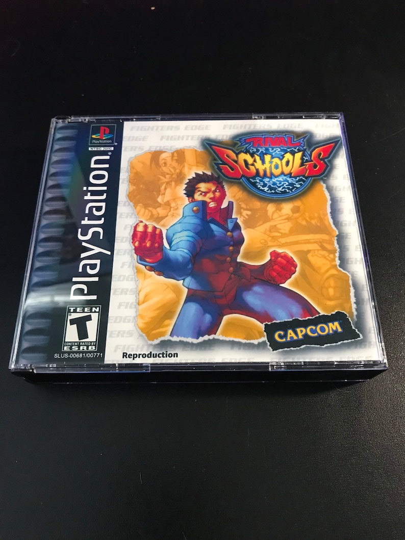 Rival Schools PS1 RPG Reproduction Case NO DISC - Etsy