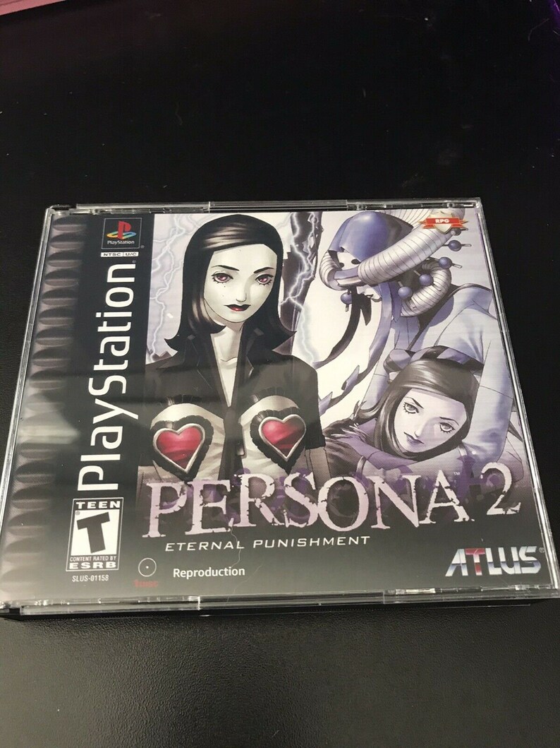 Persona 2: Eternal Punishment PS1 Reproduction Case - Etsy