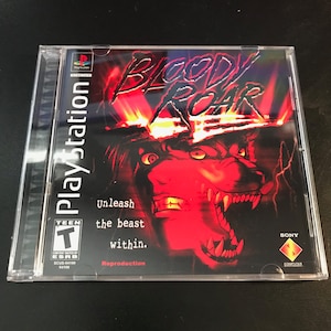 Bloody Roar Series PS1 Reproduction Case - Etsy
