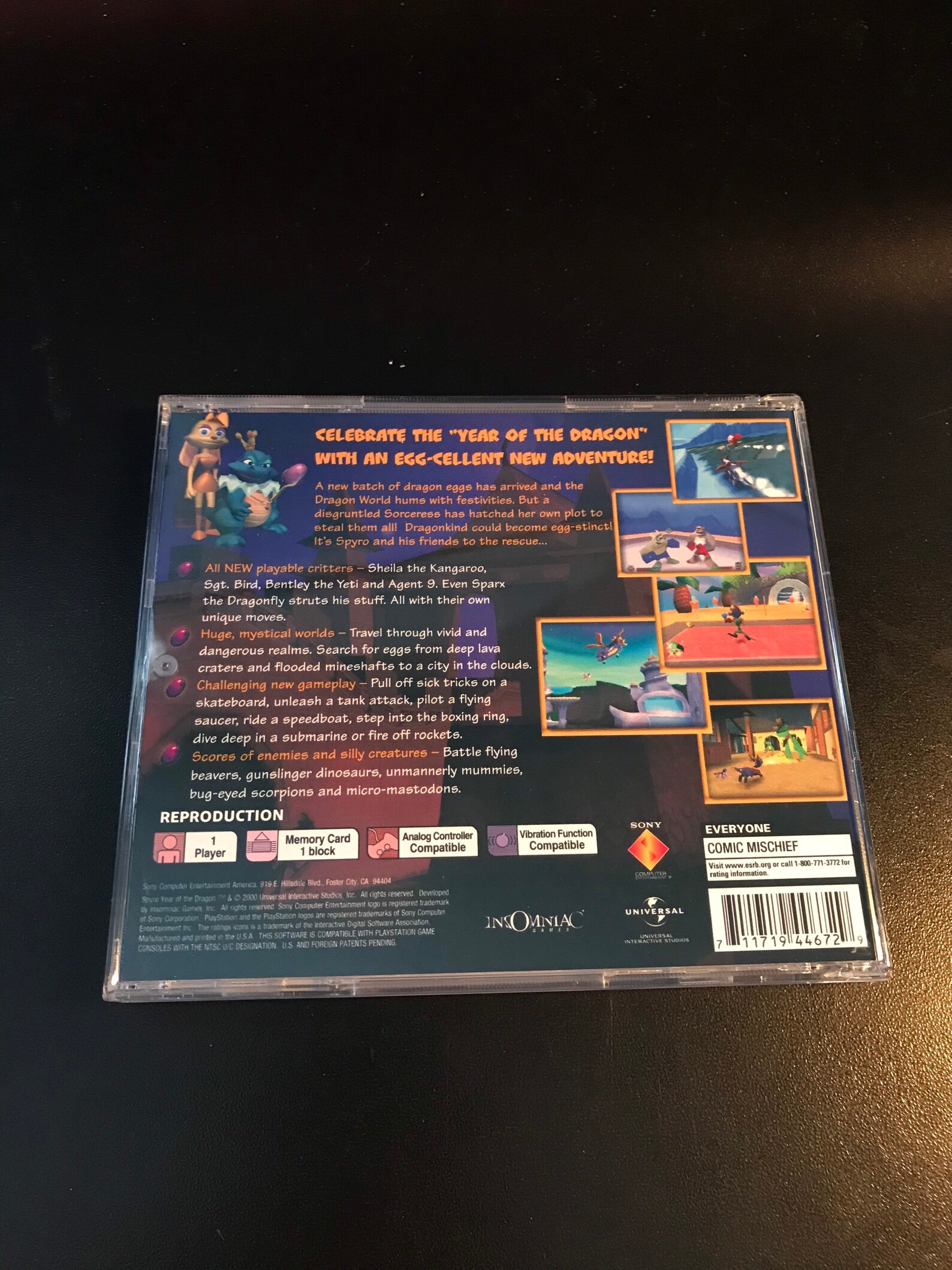 Spyro Series PS1 Reproduction Cases - Etsy