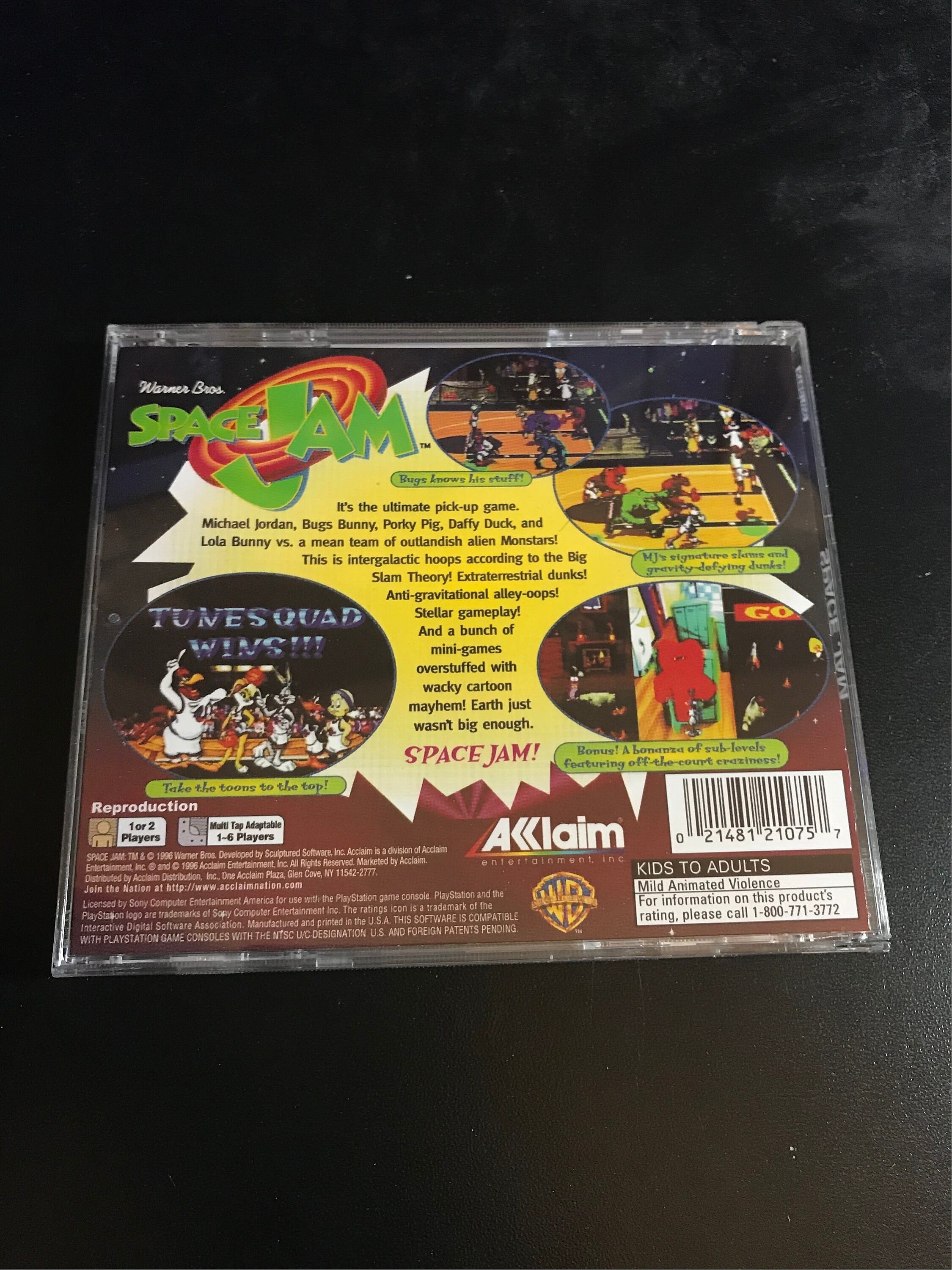 Space Jam PS1 Reproduction Case - Etsy