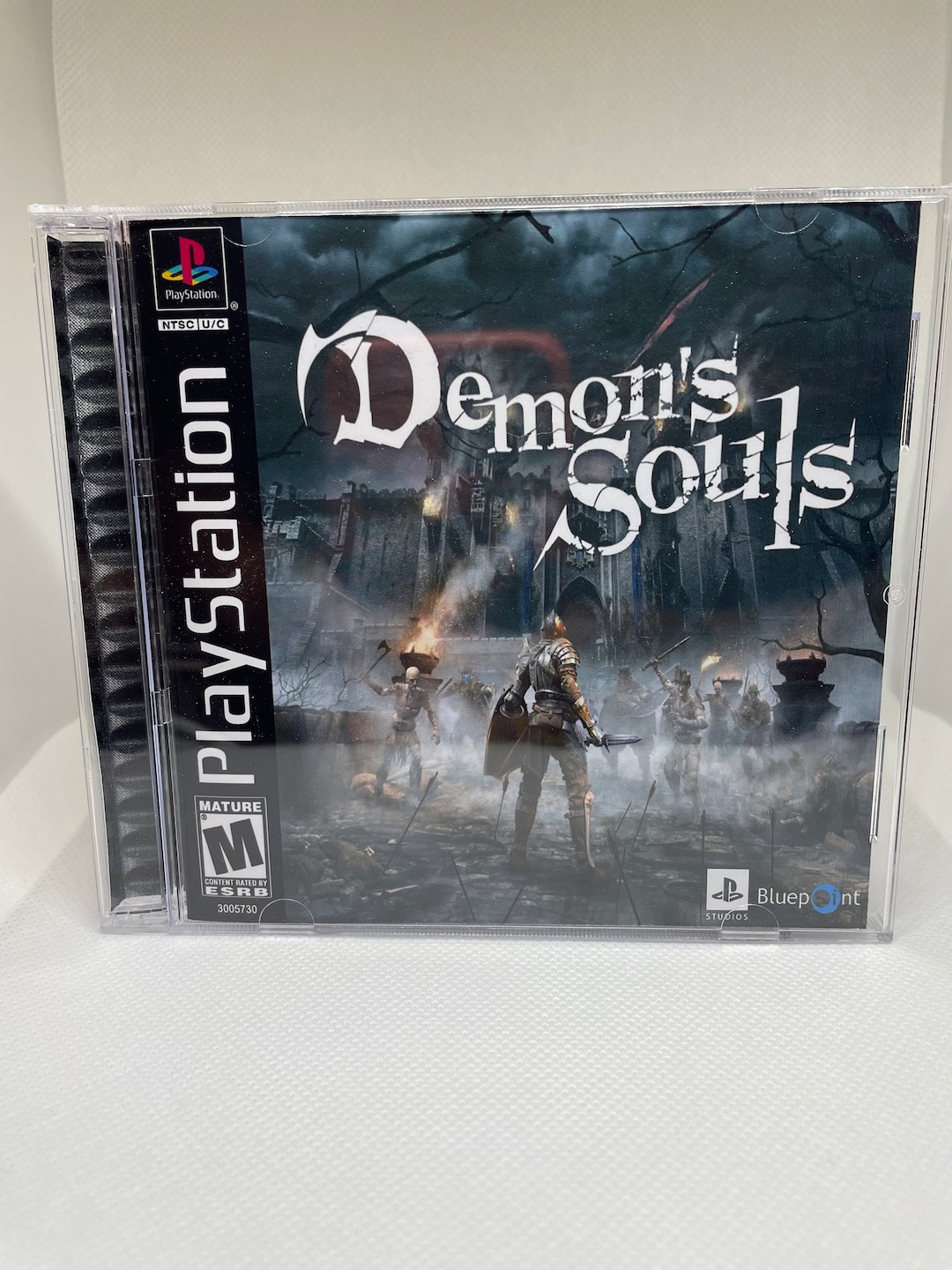 Demon Souls CUSTOM PS1 Style Case - Etsy
