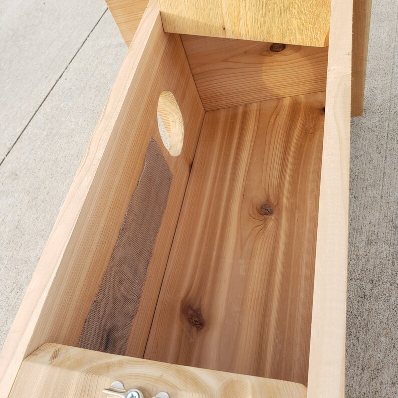 Wood Duck Nest Box Cedar Wood Nesting Box for Wood Ducks Mergansers ...