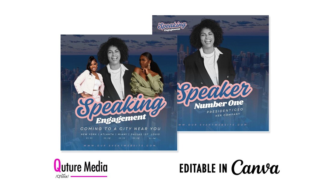 Speaker Flyer, Speaking Engagement Flyer, Event Speaker Flyer, Event ...