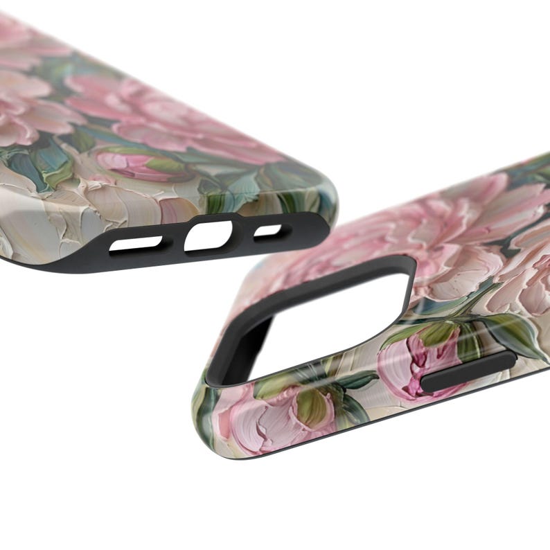 Pink Peonie Magsafe Phone Case | Artful Wildflower Botanical Peonie ...