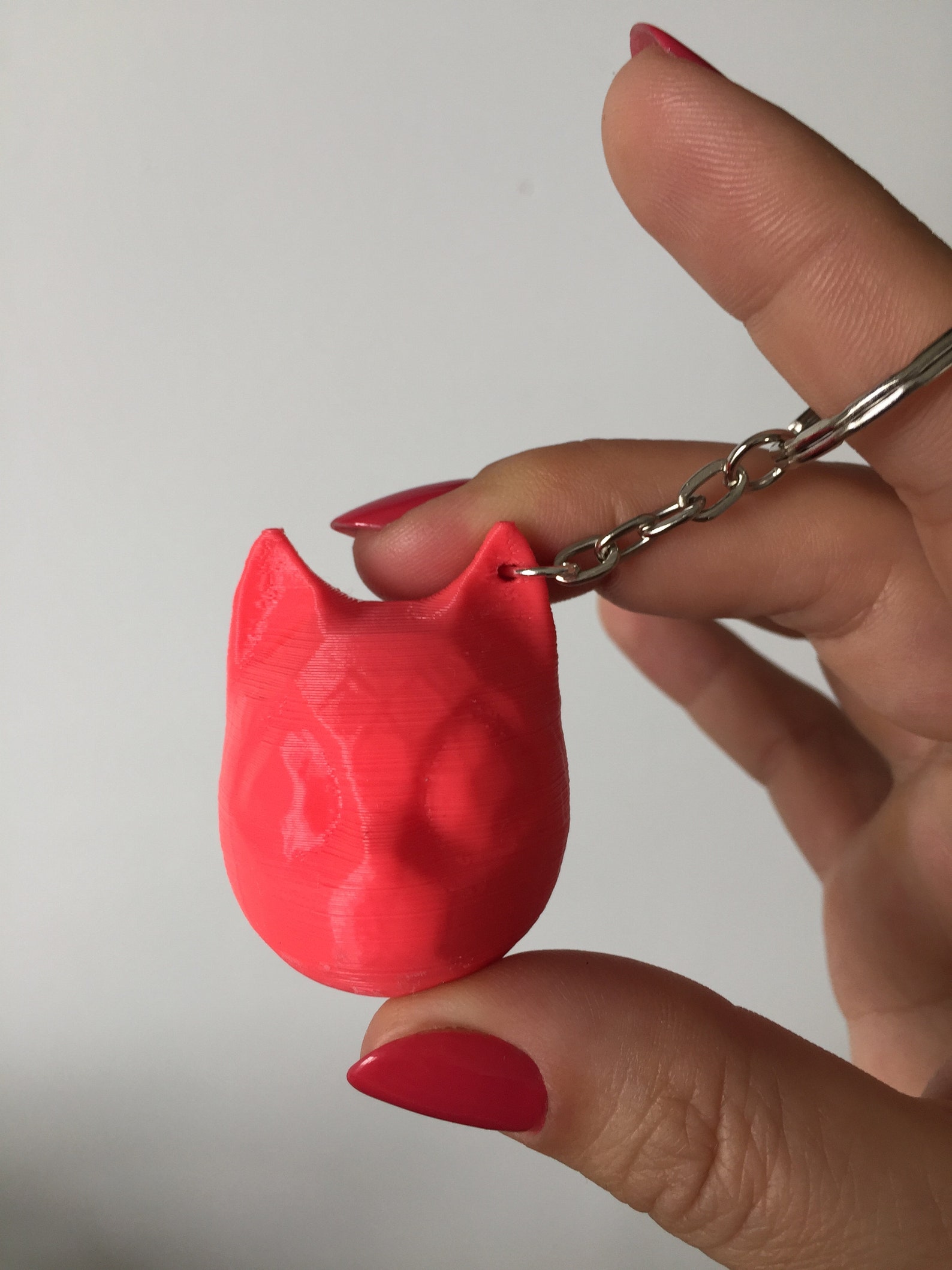 3D Printed Keychain Cat Keychain Black Cat Keychain Cat - Etsy