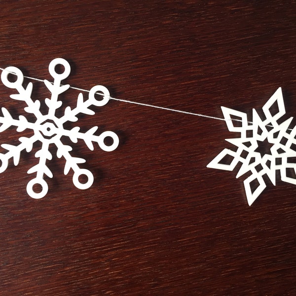 Snowflake Garland - Etsy