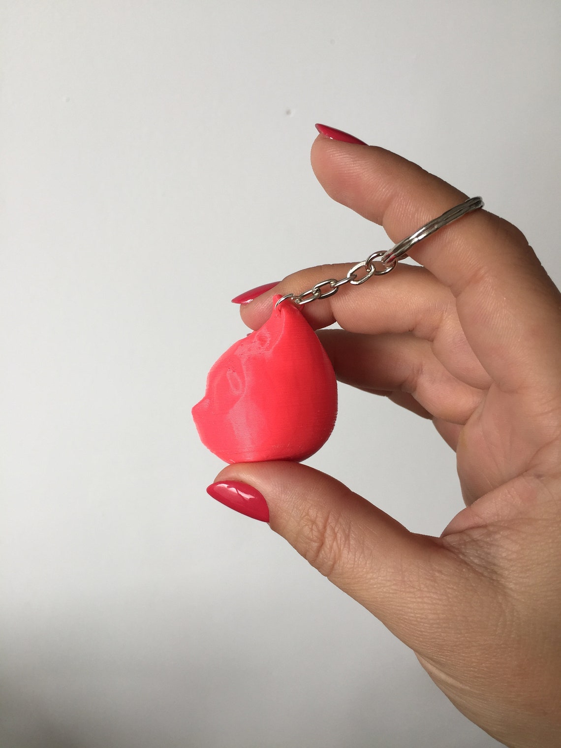 3d Printed Keychain Cat Keychain Black Cat Keychain Cat Etsy