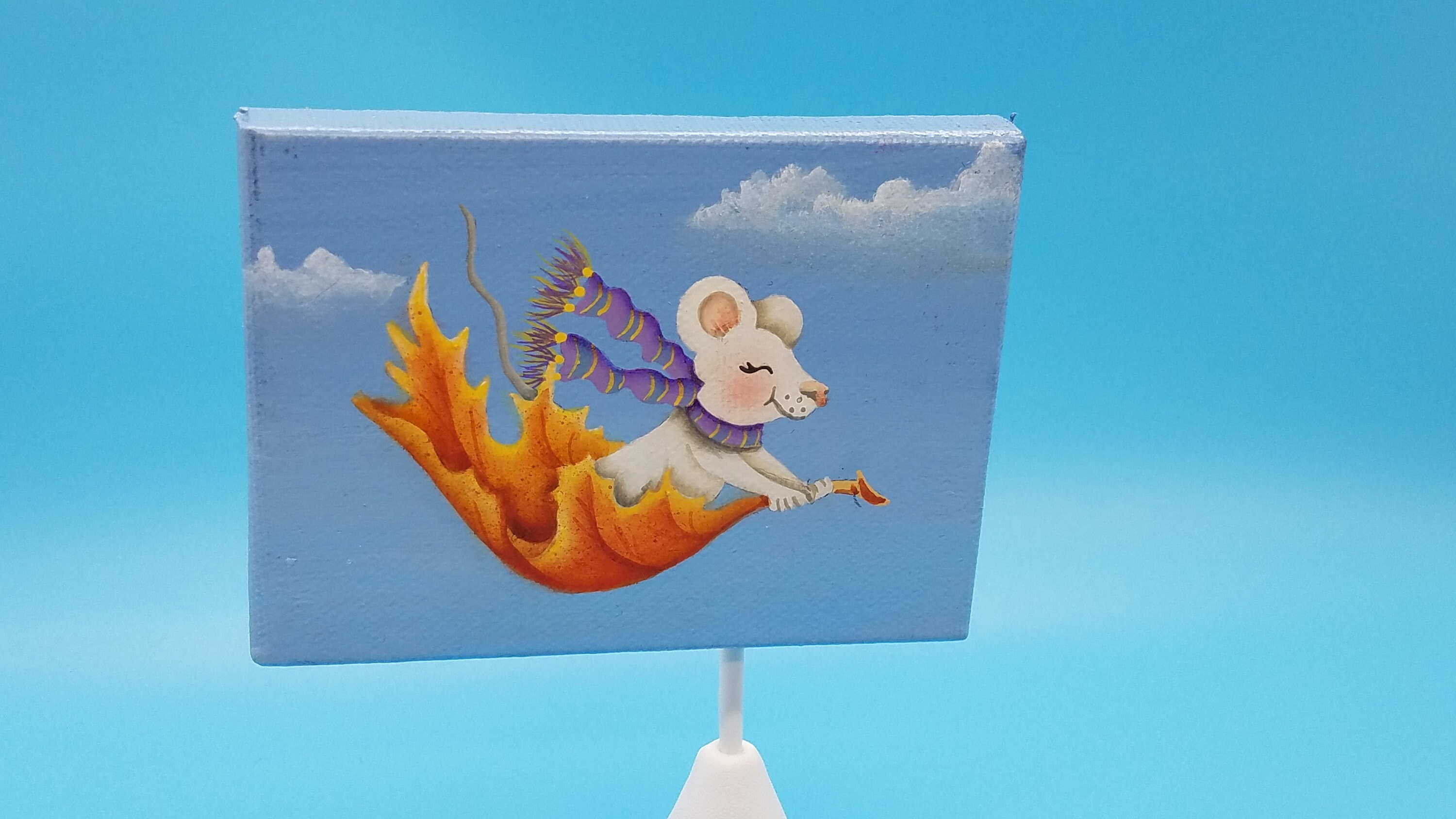 Mouse Hand Painted Original Acrylic Miniature - Etsy