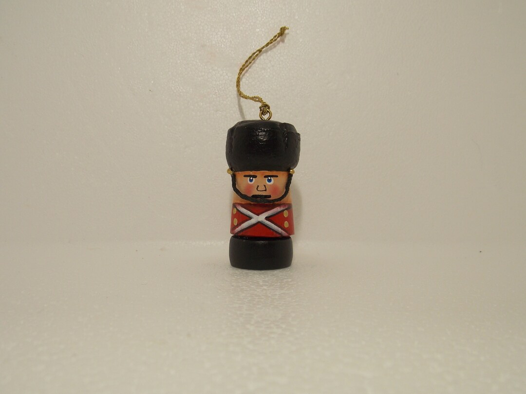 Nutcracker - Hand Painted Recycled Champagne Cork Christmas Ornament ...