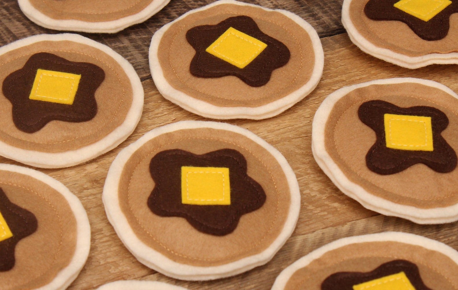 Felt Food Play Pancake Pretend Play Food Breakfast Toy - Etsy