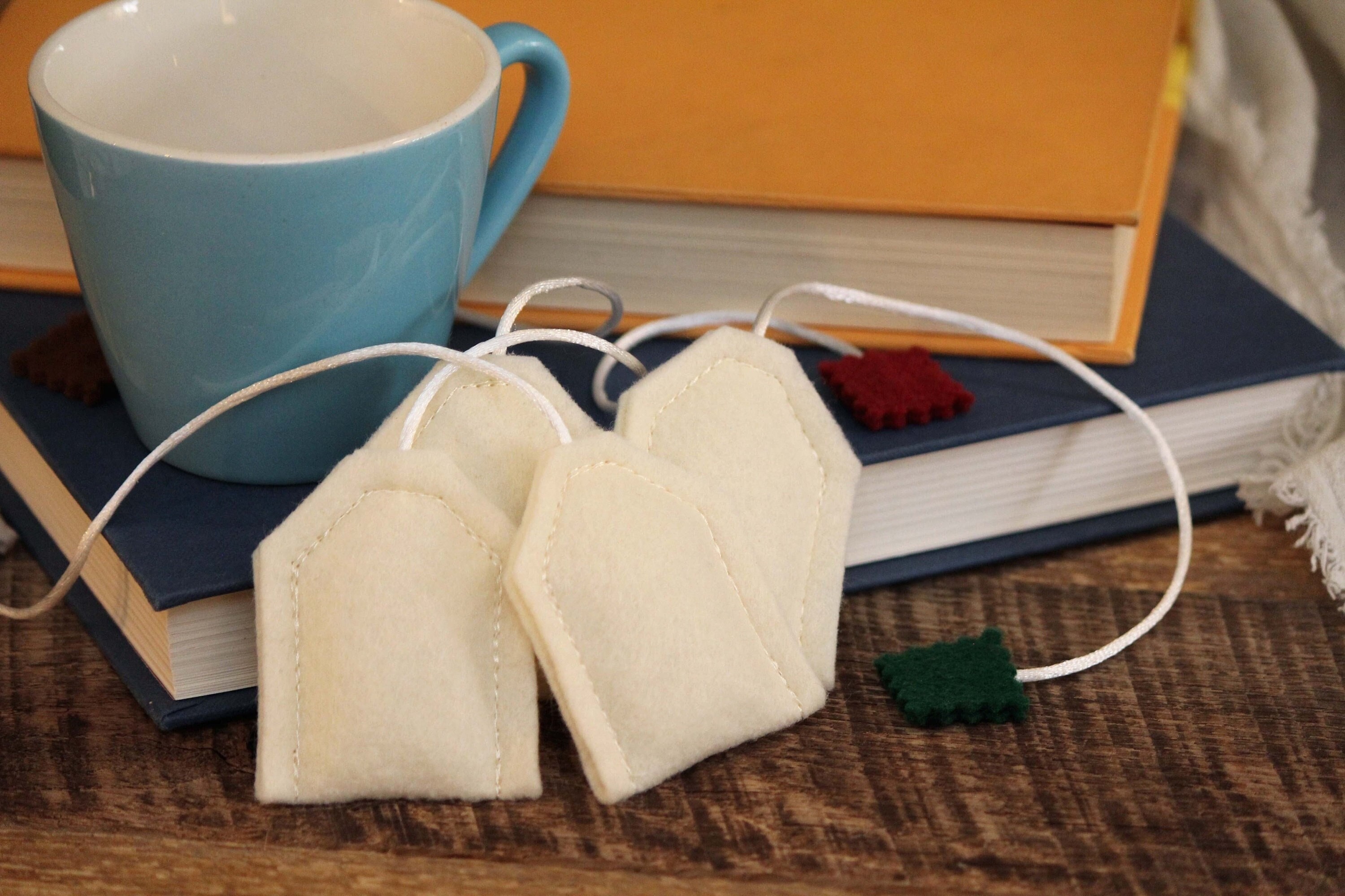Felt Food Tea Bags, Set of 4, Tea Party, Pretend Play Food, Toy Kitchen ...