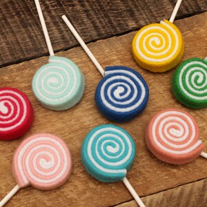 Felt Food Play Lollipop - Etsy