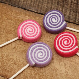 Pretend Play Felt Food Lollipop - Etsy