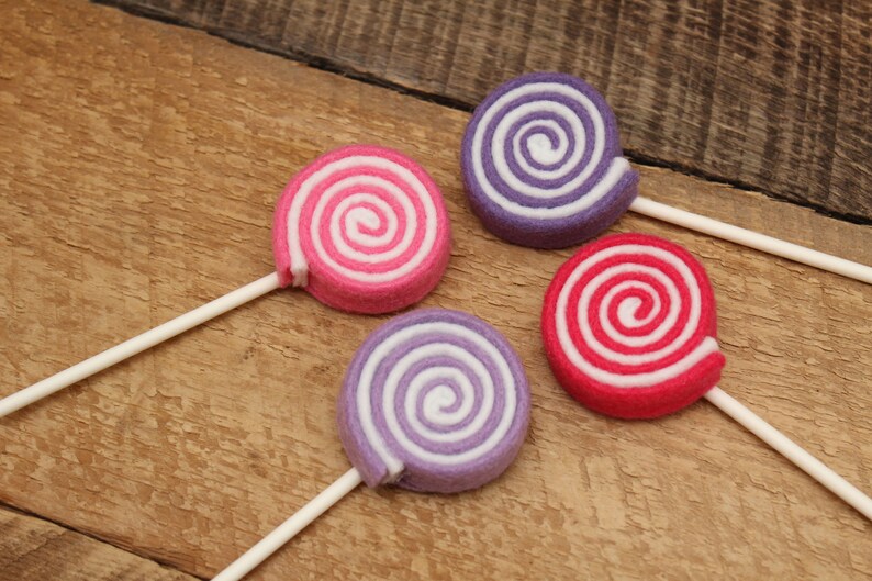 Pretend Play Felt Food Lollipop - Etsy