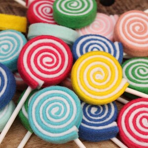 Pretend Play Felt Food Lollipop - Etsy