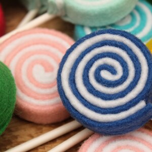 Felt Food Play Lollipop - Etsy