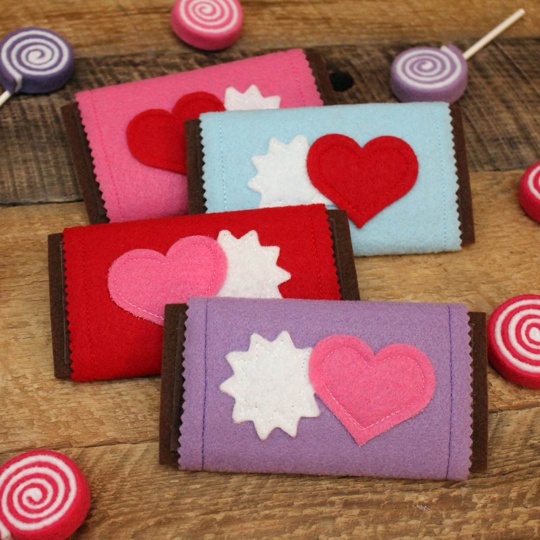 Felt Food Play Candy Bar - Etsy