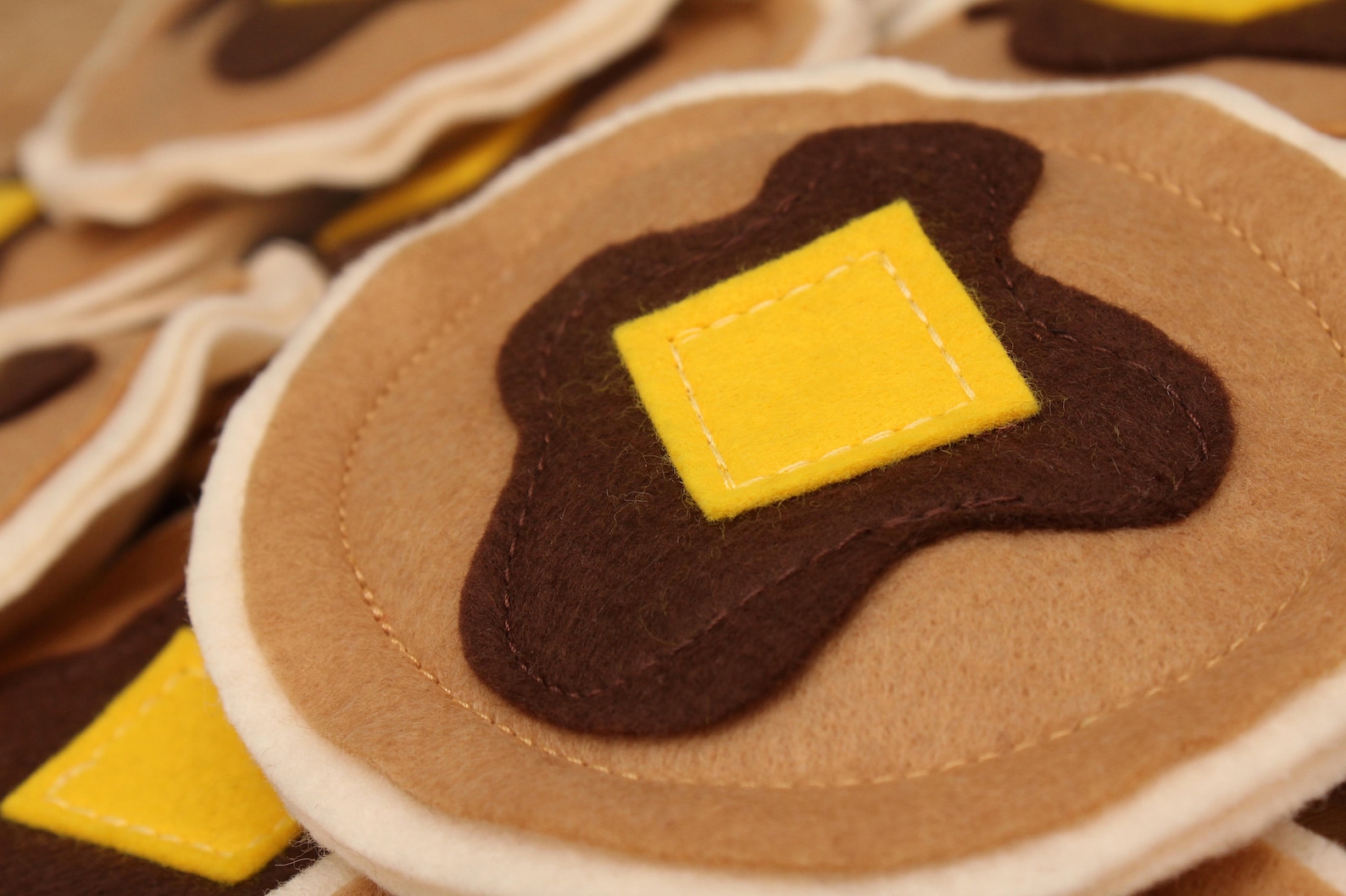 Felt Food Play Pancake Pretend Play Food Breakfast Toy - Etsy