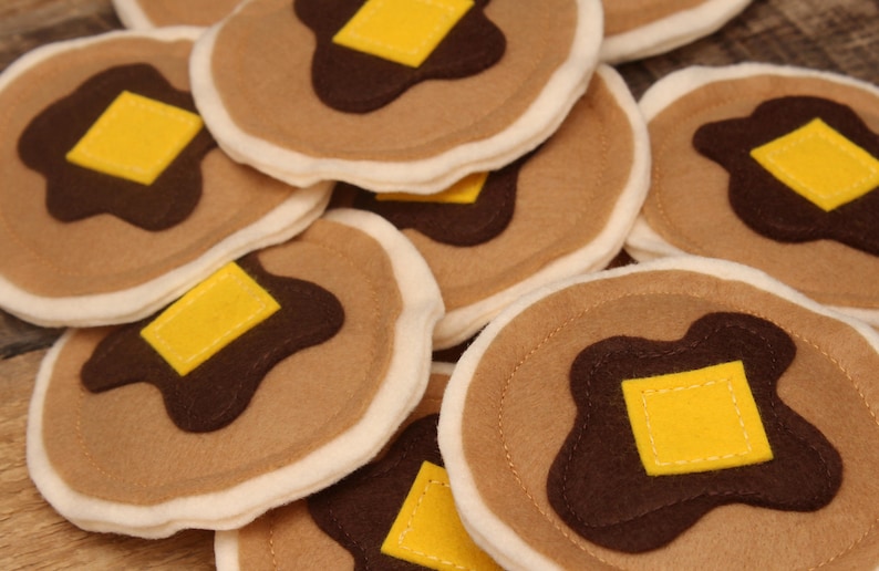 Felt Food Play Pancake Pretend Play Food Breakfast Toy - Etsy