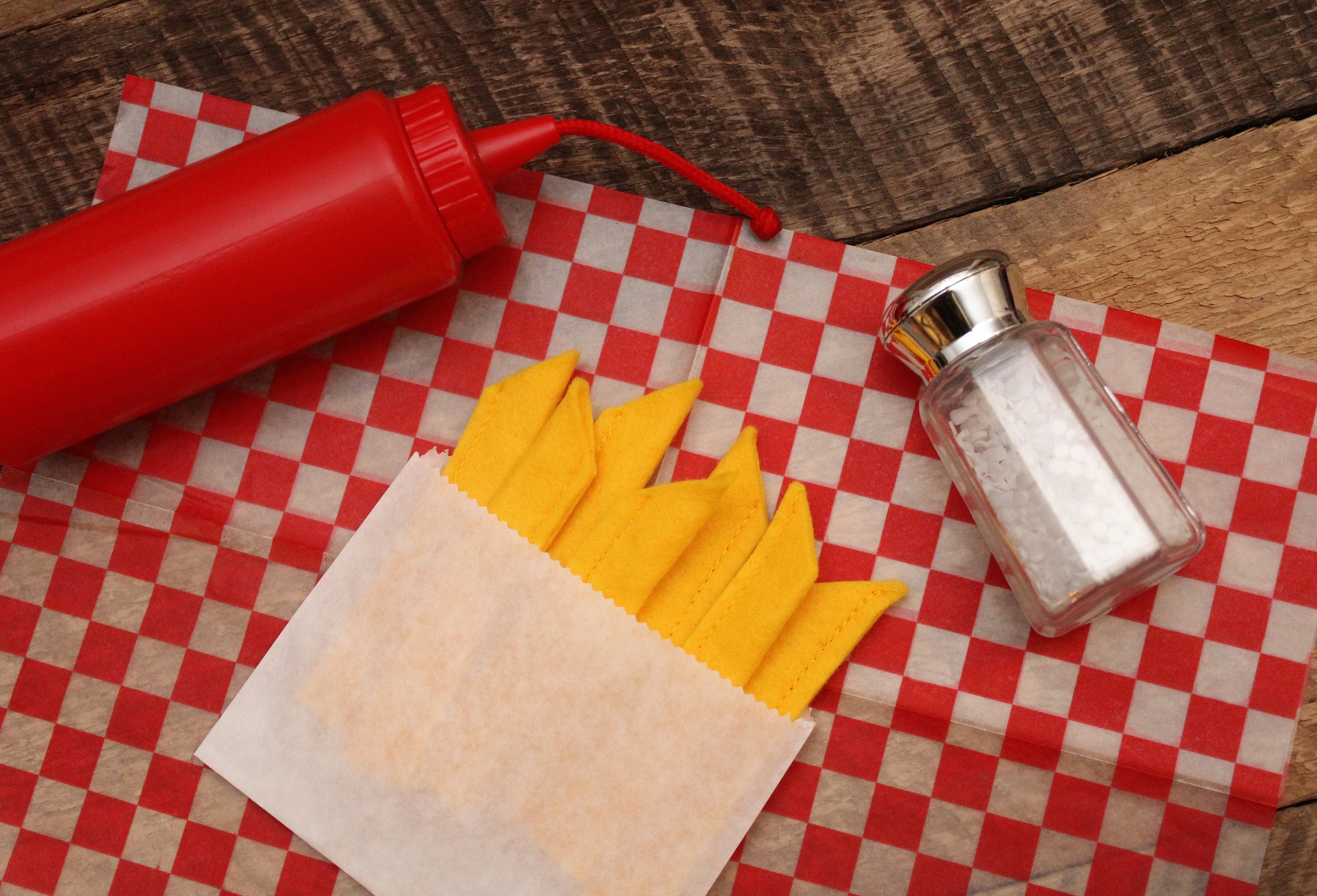 Felt Food French Fries Fry Set Pretend Play Food Toy | Etsy