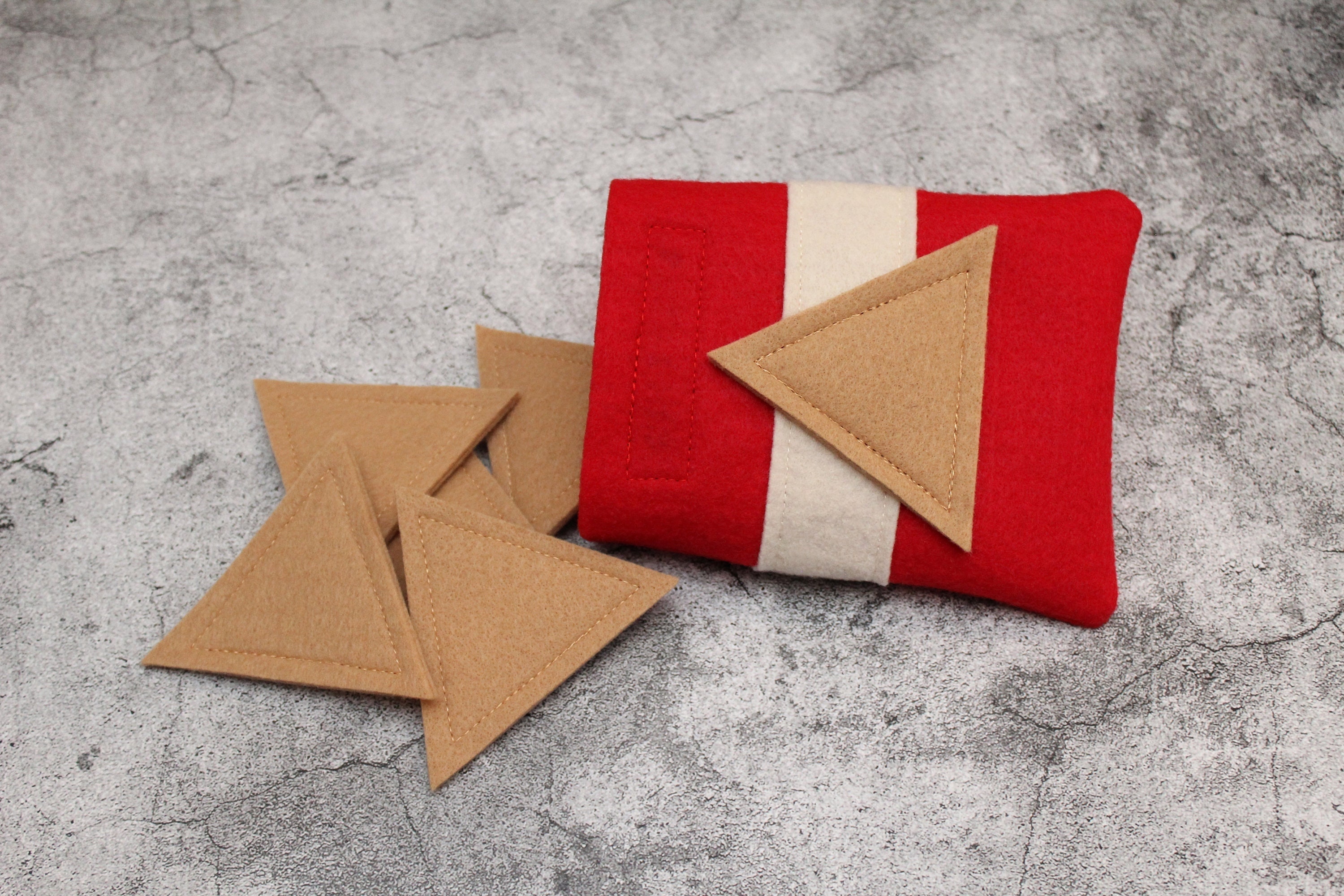 Felt Food Tortilla Chips, Set of 5, Pretend Play for Toy Kitchens - Etsy