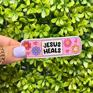 Jesus Heals Sticker - Etsy